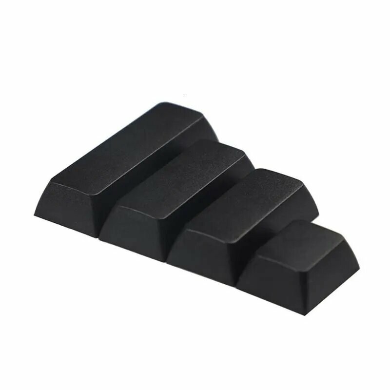 4 клавиши PBT XDA профиль 1.25U 2U 2.25U 2.75U выпуклая пробел, Черный