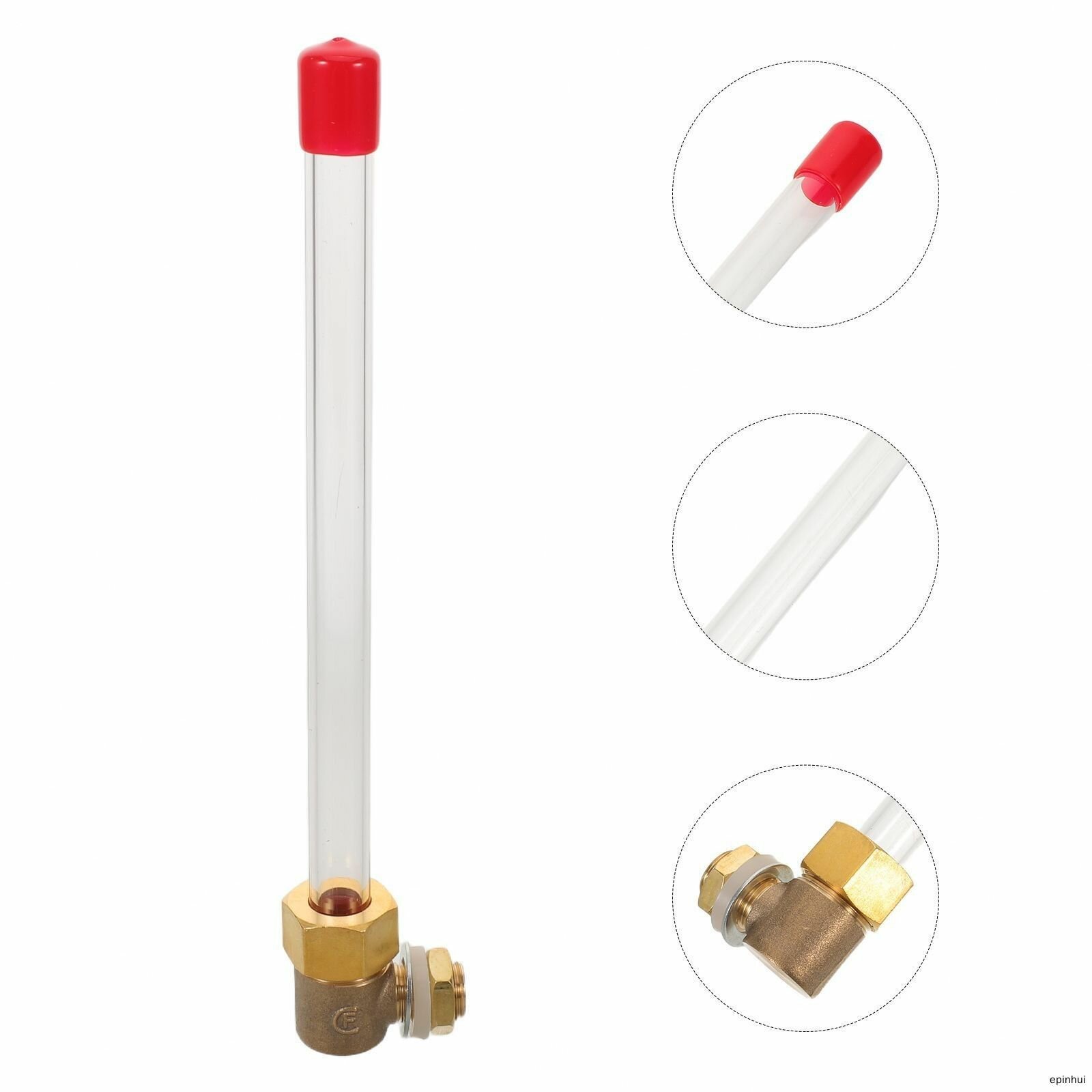 Жидкостный уровень из акрила и металла с высокой прозрачностью для водяного бака