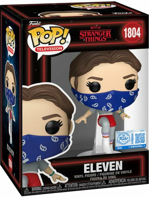 Шарнирная коллекционная фигурка HMTYQNB: Фигурка Funko POP! TV: Stranger Things Eleven with Bandana (1804) 89147