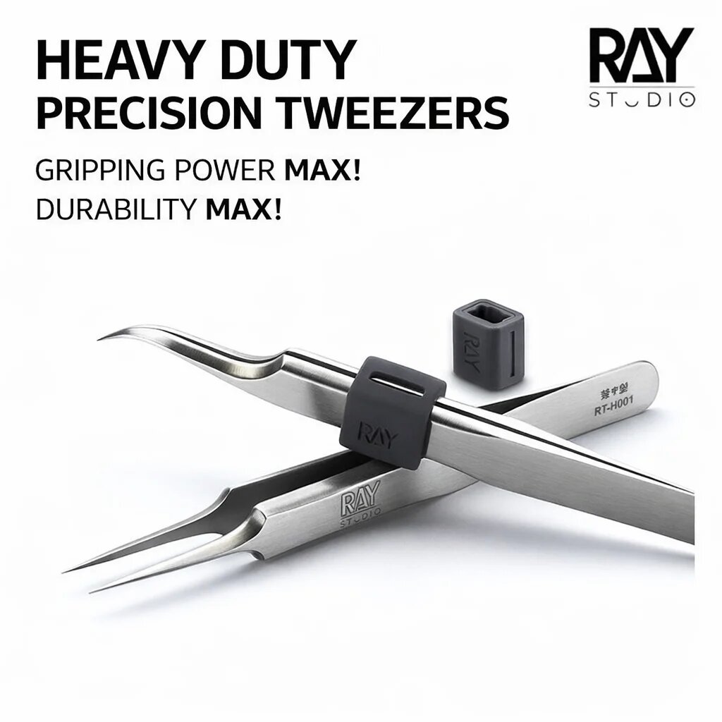 RAY Studio RT-HD02 Curved Tip пинцет — фото 1