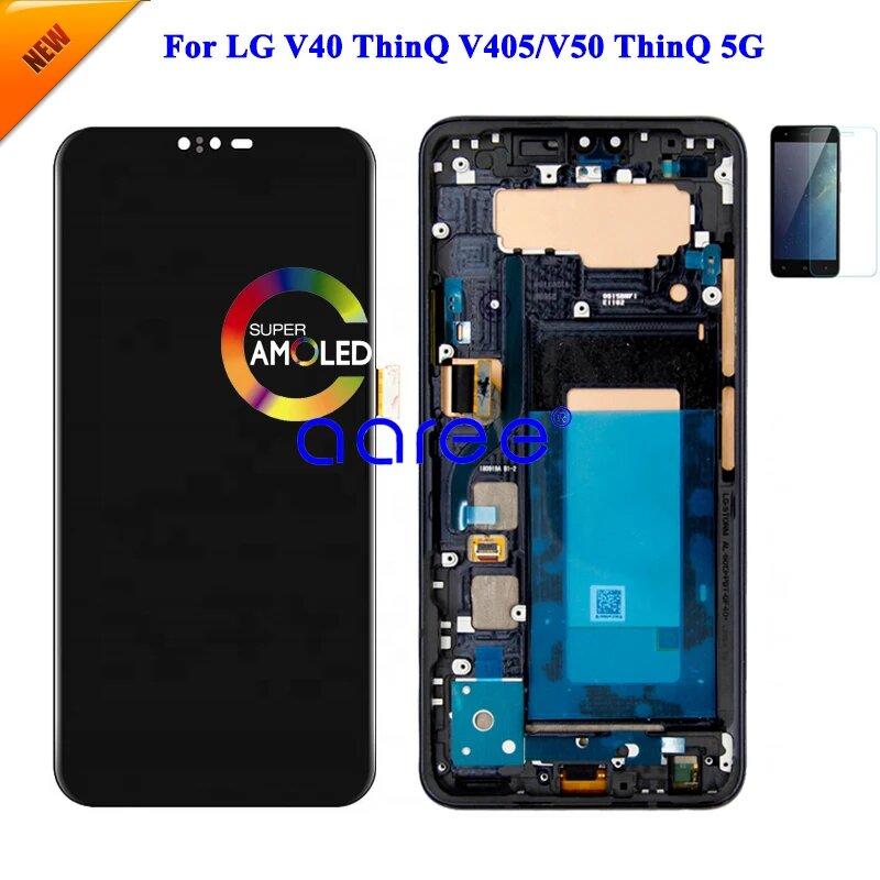AMOLED дисплей для LG V40/V50 ThinQ Black Frame