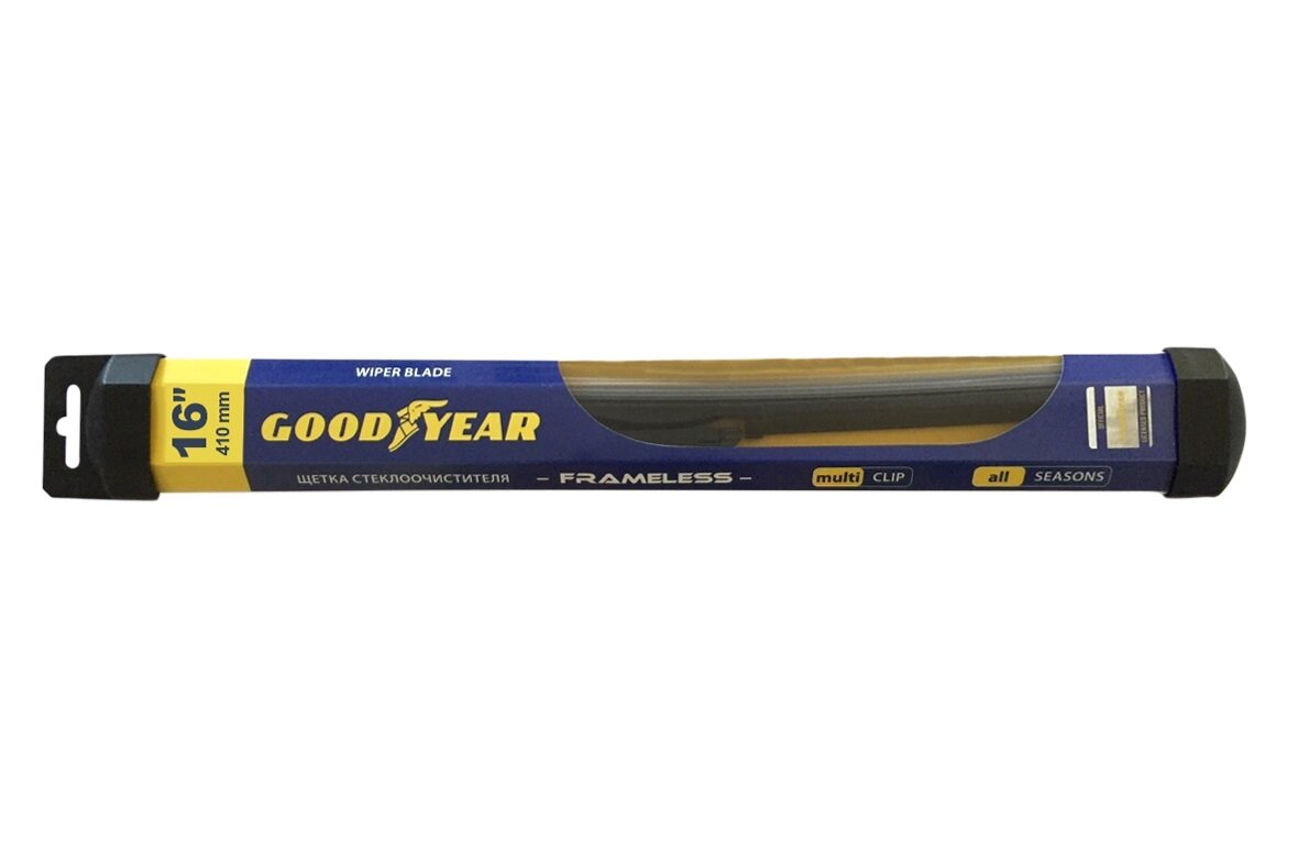 Щетка стеклоочистителя Goodyear Frameless Multi Clip 410 мм бескаркасная