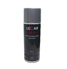 Мастика антикоррозийная резино битумная аэрозоль (LECAR) 520мл