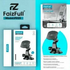 Держатель мобильного телефона магнитный на стекло/торпеду FaizFull F015 на присоске (360 градусов вращения) F015