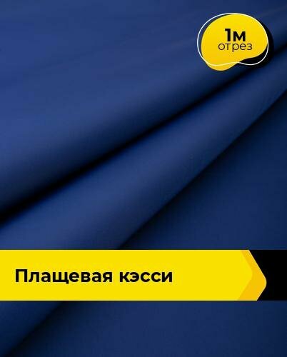 Ткань для шитья и рукоделия плащевая, курточная, отрез 1 м*150 см, цвет синий