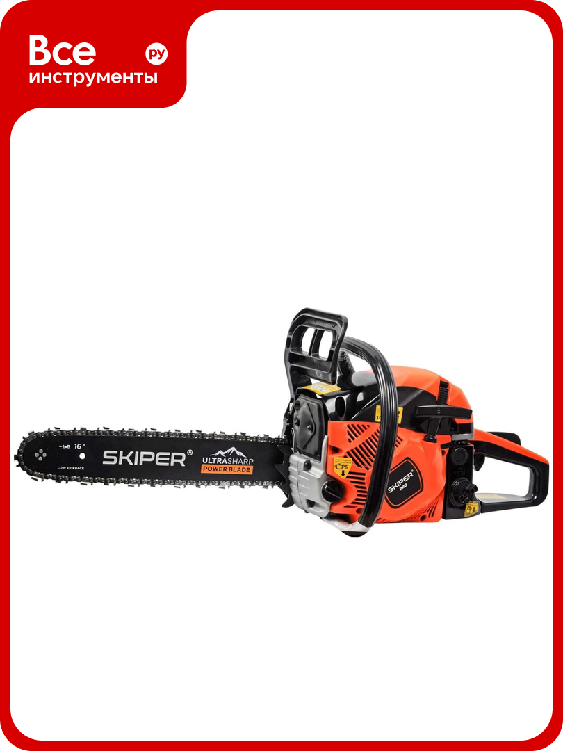 Бензопила SKIPER TV5235-PRO 40 см/16, 0.325, 1.5 мм, 64 зв. 3.5 кВт, праймер 00-00021061