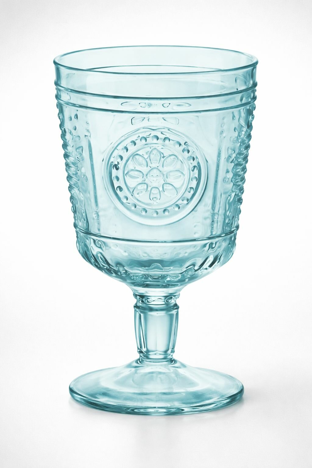 Набор бокалов для вина Bormioli Rocco Romantic Light Blue (320 мл), 15.1х8.2 см, 4 шт.