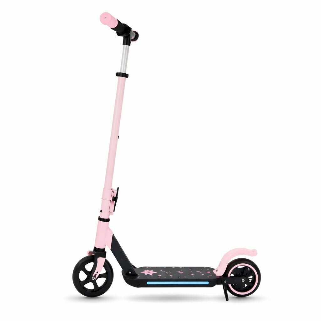 Электросамокат CCL-YING L2, детский, до 16 км/ч, лёгкий, розовый
