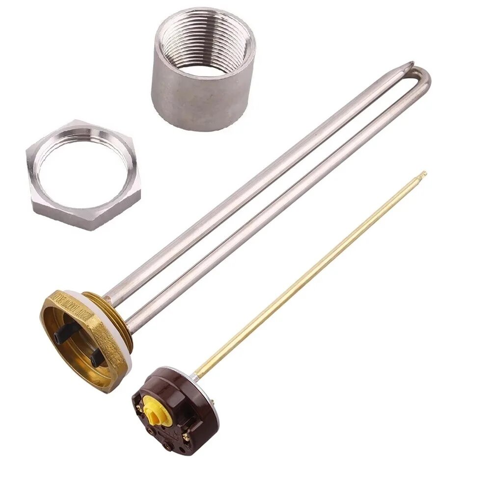 DERNORD Трубчатый нагревательный элемент 48В/96В DN32 1000 Вт/1500 Вт As the picture shown, 48V 1KW