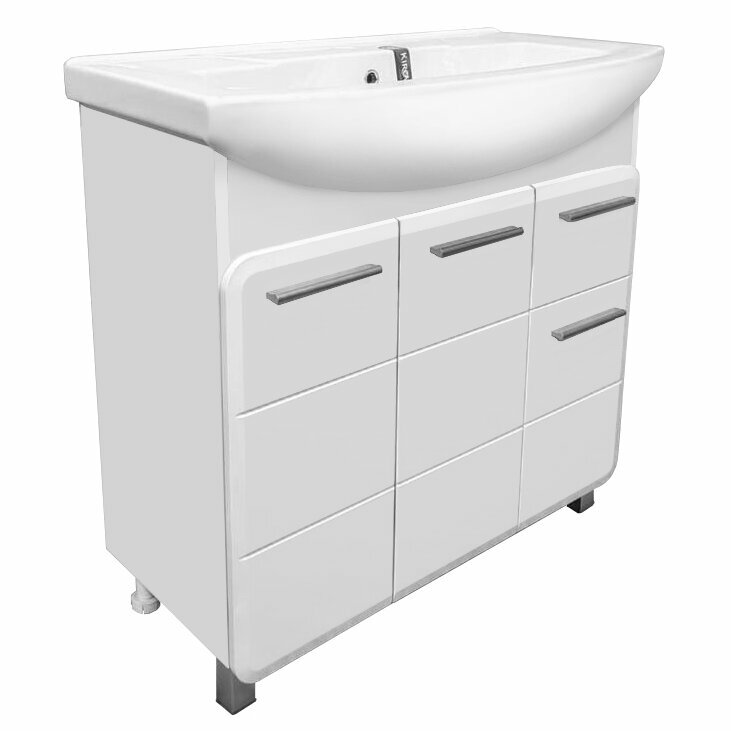 Тумба с раковиной Runo Эрика 85 00-00004915