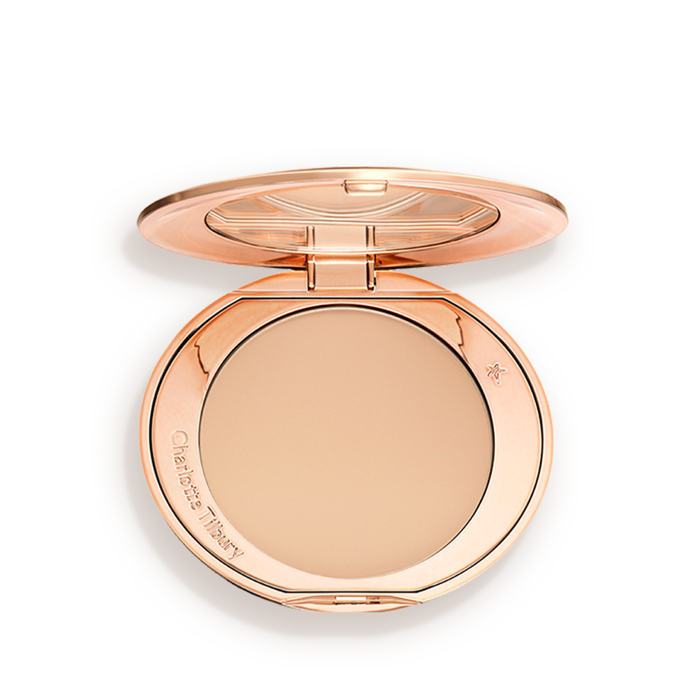 Прессованная пудра Charlotte Tilbury Airbrush Flawless Finish Powder - 02 Medium, матовый финиш, бежевая, 8 г
