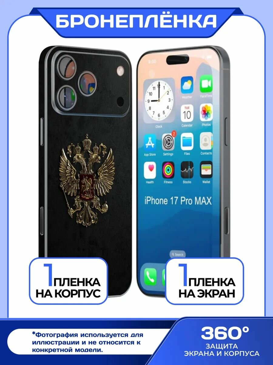 Пленка на экран и корпус для iPhone 17 Pro Max