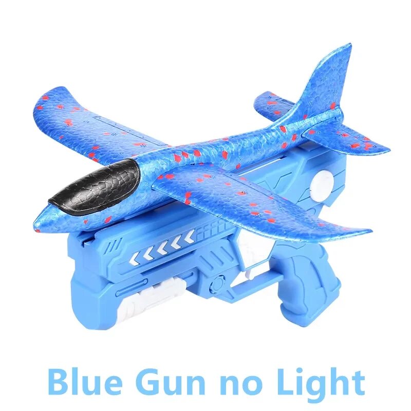 Детские планеры из пенопласта Glow Launcher 10М Blue Gun no light