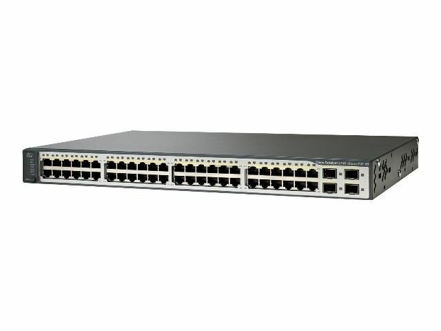 Коммутатор Cisco WS-C3750V2-48PS-S