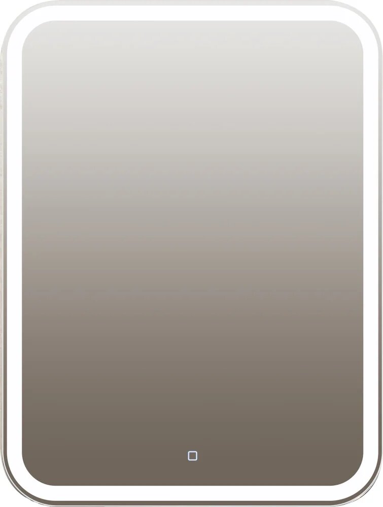 Зеркало Silver Mirrors Stiv neo 70х90 со светодиодной подсветкой, с подогревом, 68, 5 см, с сенсорным управлением, зеркало настенное в ванную, в современном стиле