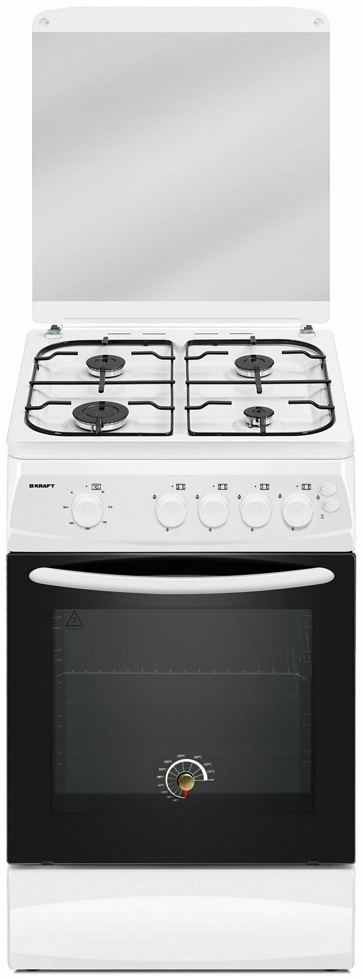 Газовая плита Kraft KF-FSK5404AGWG белый