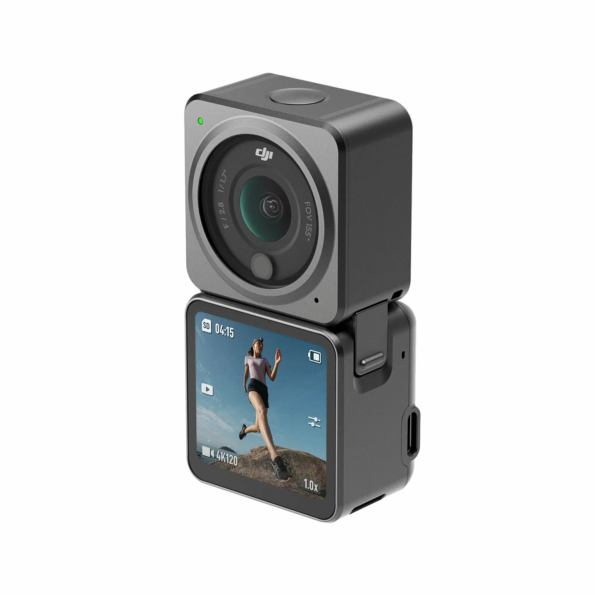 Экшн-камера, DJI Action 2 Dual-Screen Combo 32 ГБ, 12МП, 4096x3072, 580 мА·ч, серый