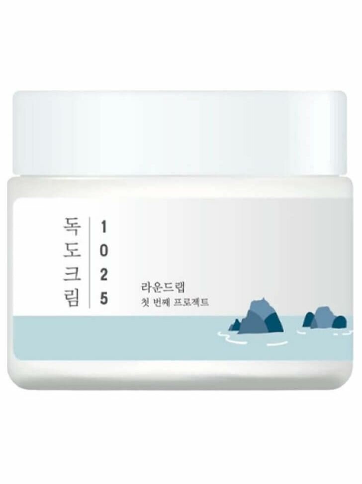 Round Lab Увлажняющий крем для лица с глубоководной морской водой 1025 Dokdo Cream, 80 мл