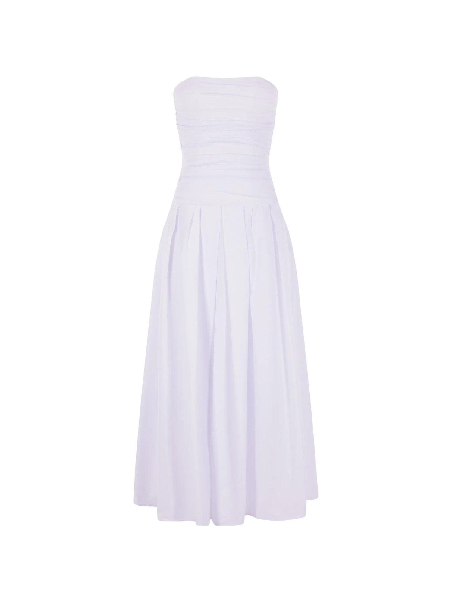 Платье Ruched strapless dress