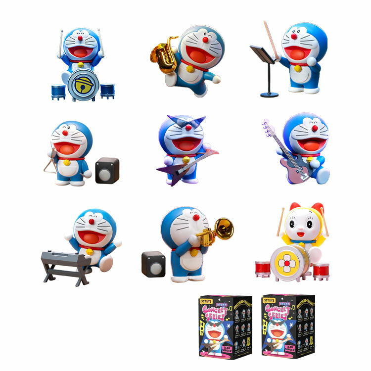 Коллекционные фигурки-сюрприз для детей 52TOYS Doraemon Concert Collection, 2 шт.