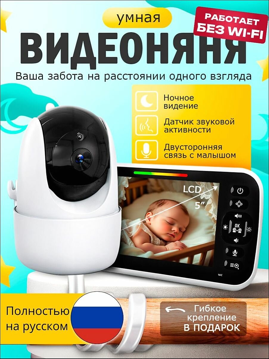 Видеоняня с монитором, Видеоняня беспроводная, Радионяня с монитором.