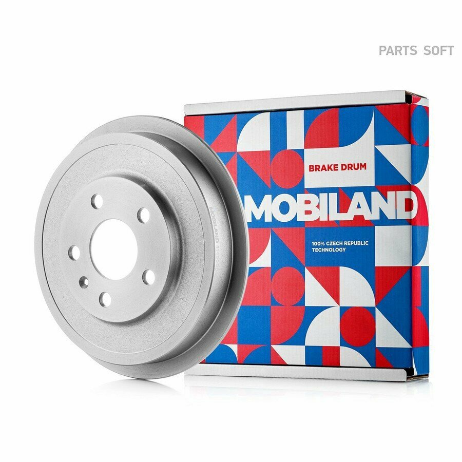 MOBILAND 414000042 Барабан тормозной VW JETTA IV (162, 163, AV3, AV2), D230мм 2шт