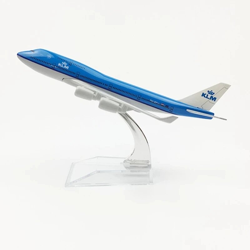 Металлический самолет ZOCO Boeing 747 KLM 1:400 16см