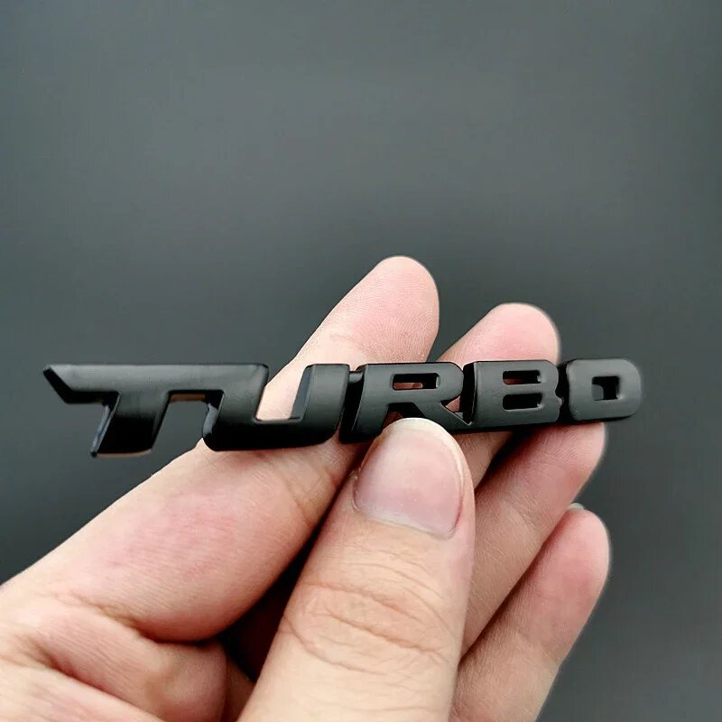 3D-эмблема Для Автомобиля Turbo Boost, Металлическая, Из Хромированного Цинкового Сплава, Автомобильный Аксессуар