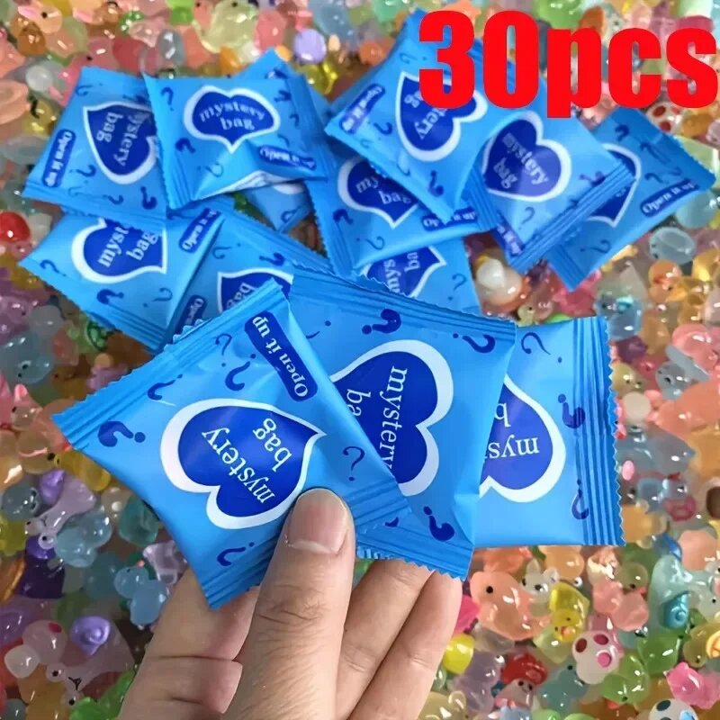 30шт Миниатюрные светящиеся фигурки из смолы
