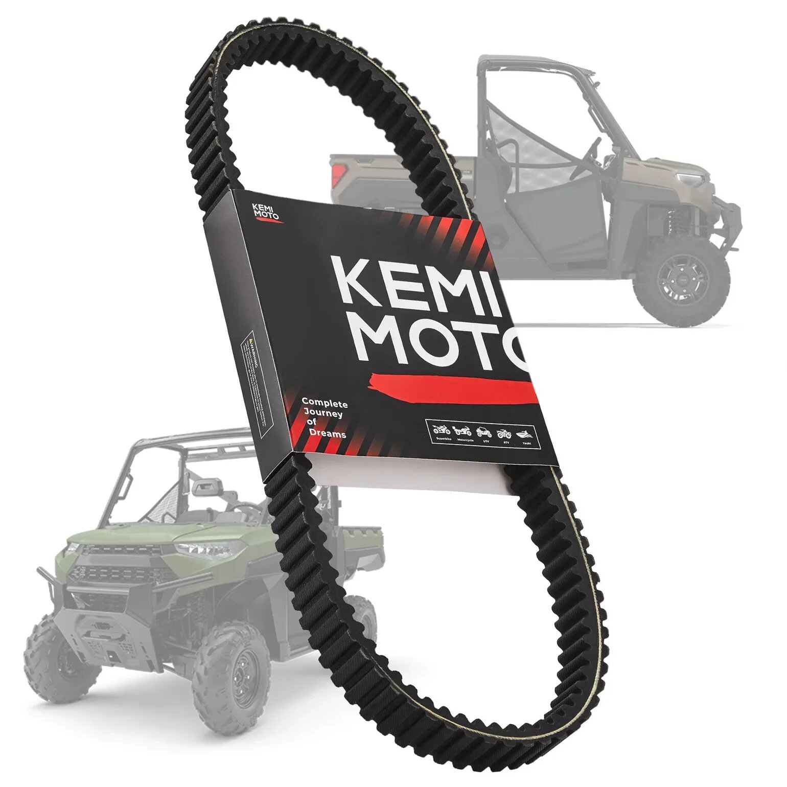UTV # Ремень вариатора (CVT) 3211186, совместимый с Polaris RZR XP Turbo/RS1 Ranger 1000 CREW/1000 XP 2016-2025, 2026. Ремень сцепления.