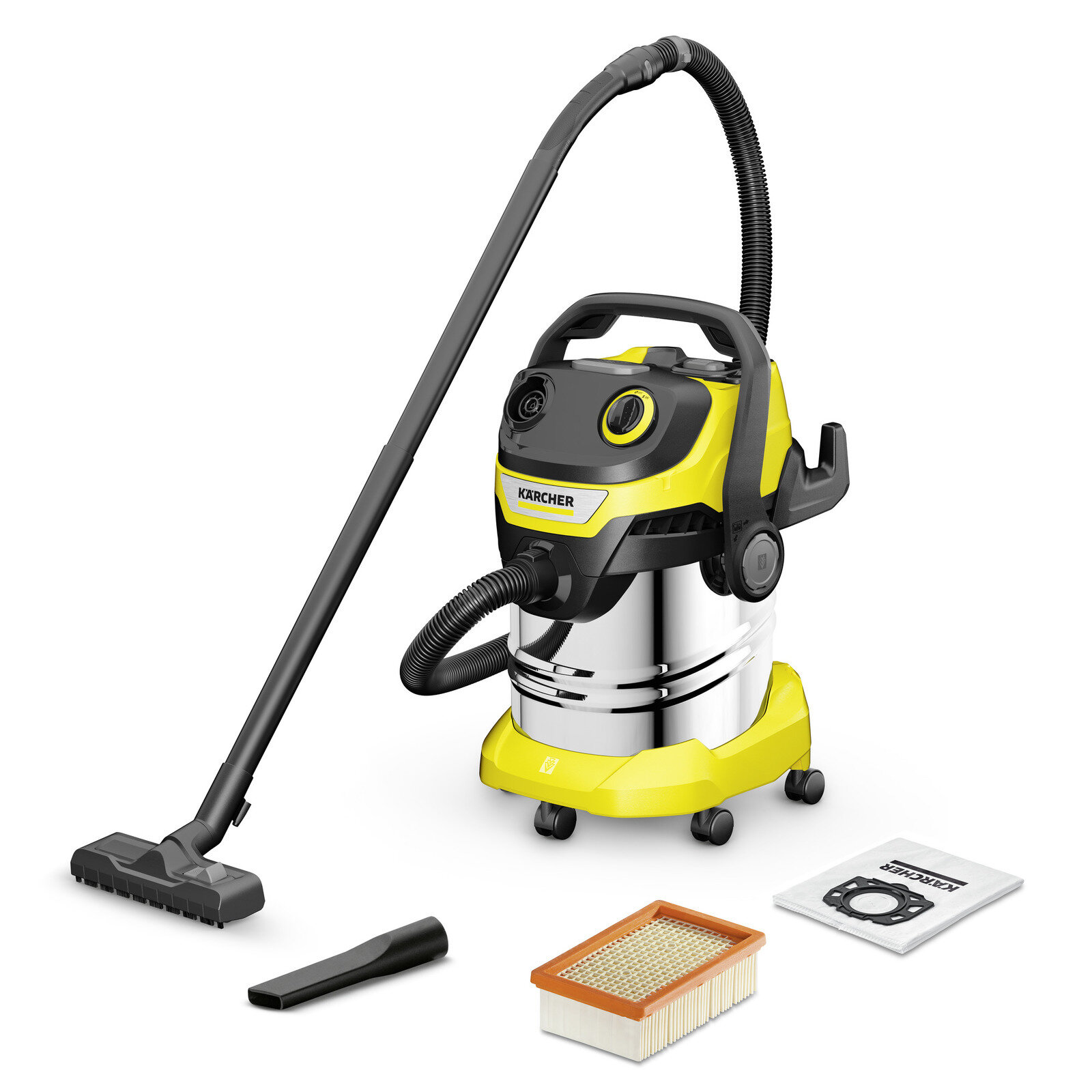 Пылесос для дома мощный KARCHER WD 5 S V-25/5/22 (1.628-350.0)
