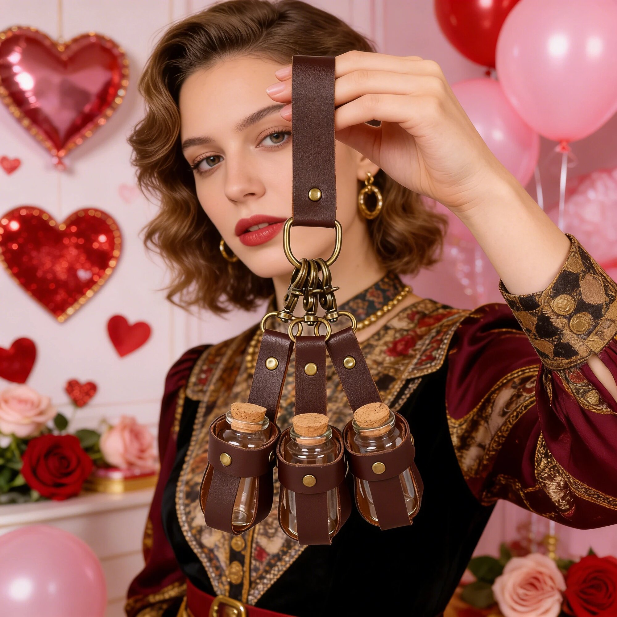Фляга для косплея из искусственной кожи, StyleA