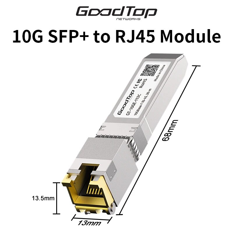 Goodtop модуль SFP+ на RJ45 10Гбит/с