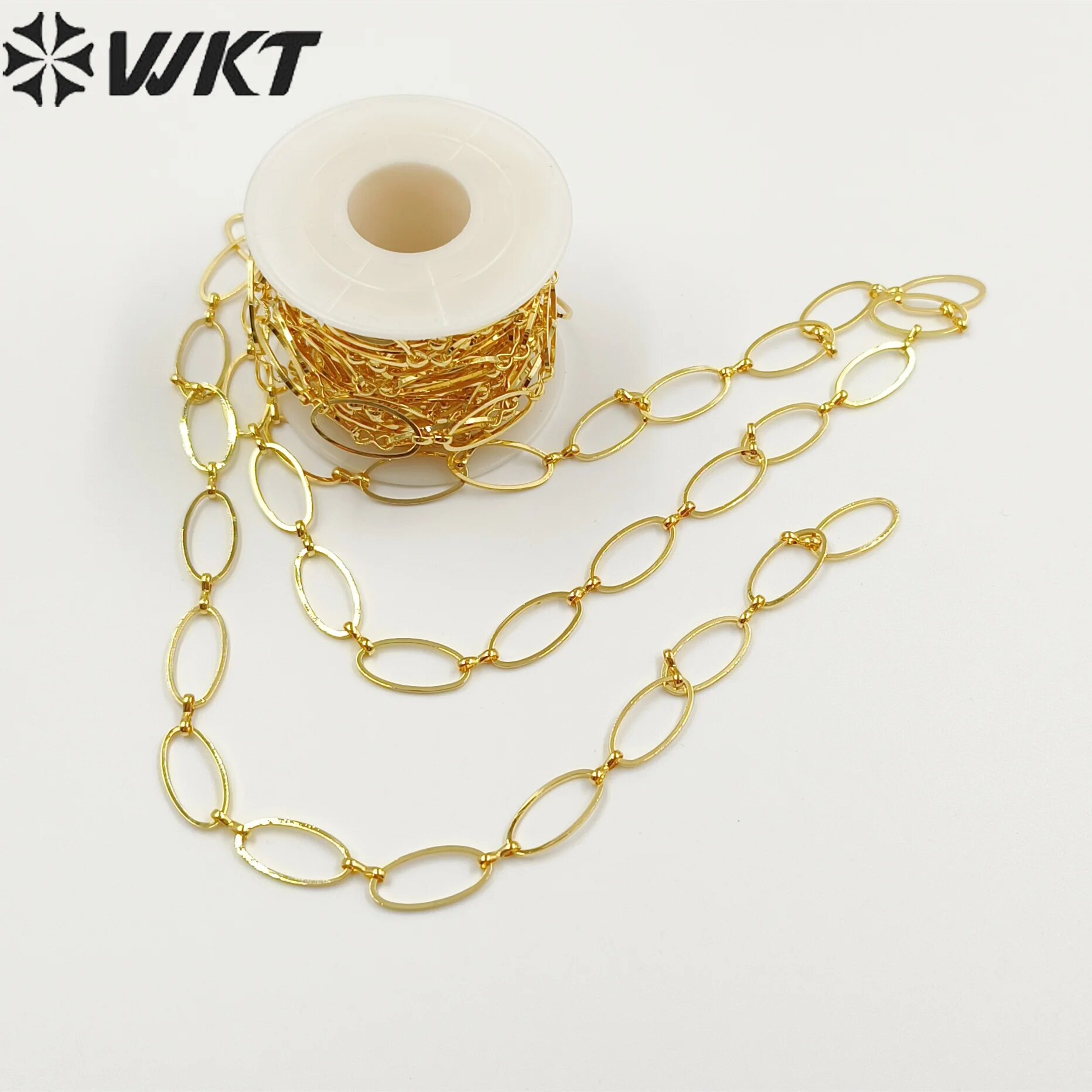 Цепочка из желтой латуни WKT 5 м