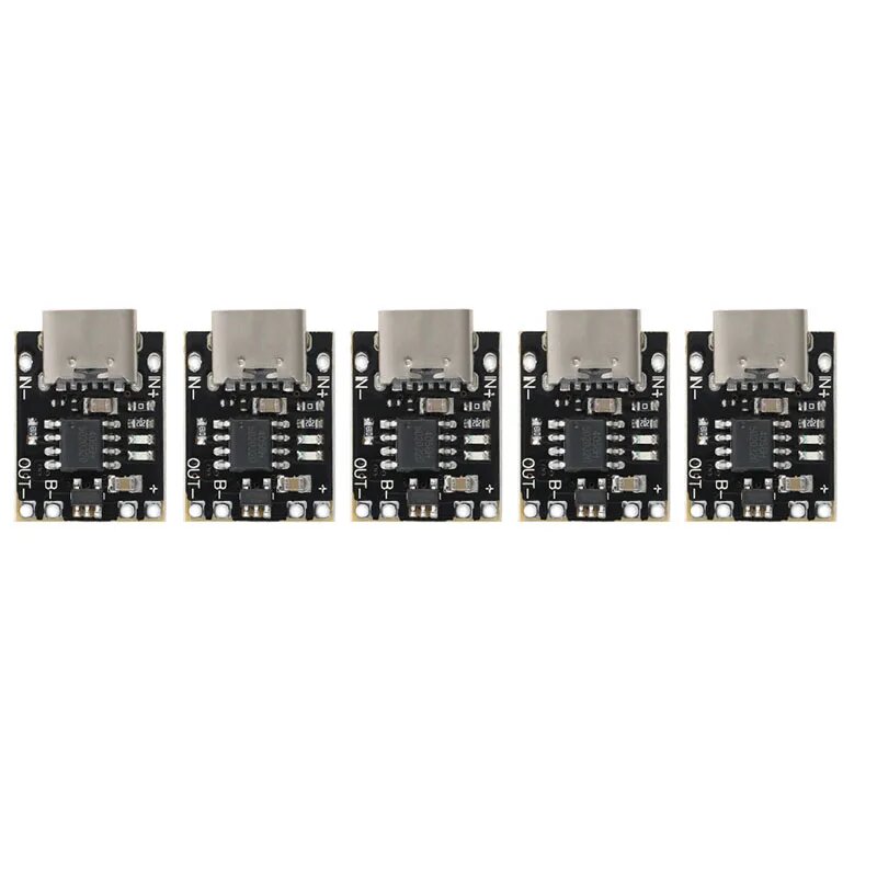 5шт. Панель зарядки литиевой батареи Type-C 1A