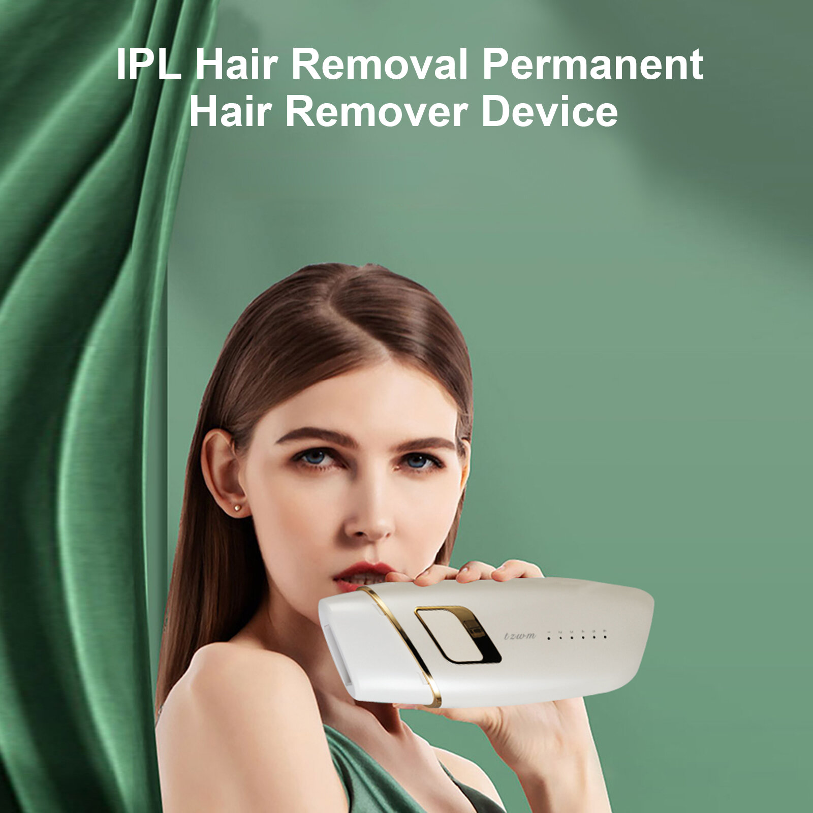 Ipl лазерный эпилятор для женщин 6 уровней неограниченные вспышки охлаждение lcd дисплей лица ног рук подмышек бикини безболезненное удаление волос дома с очками и бритвой