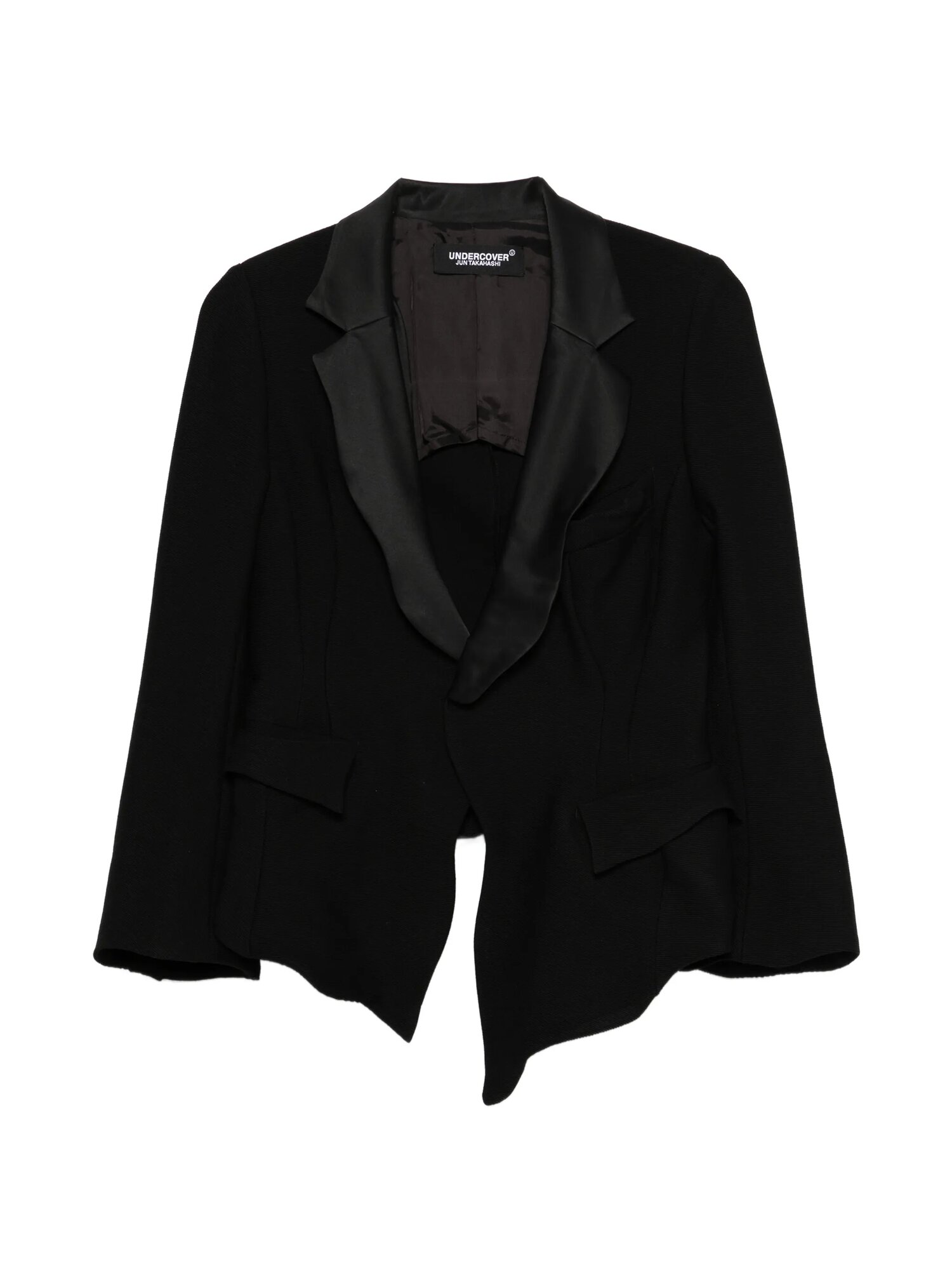 Куртка Notched lapel asymmetric jacket