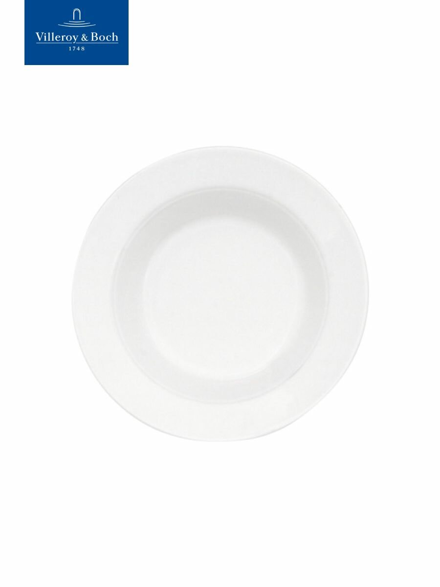 Тарелка глубокая 23 см, Corpo White, Villeroy & Boch, Премиум-Фарфор