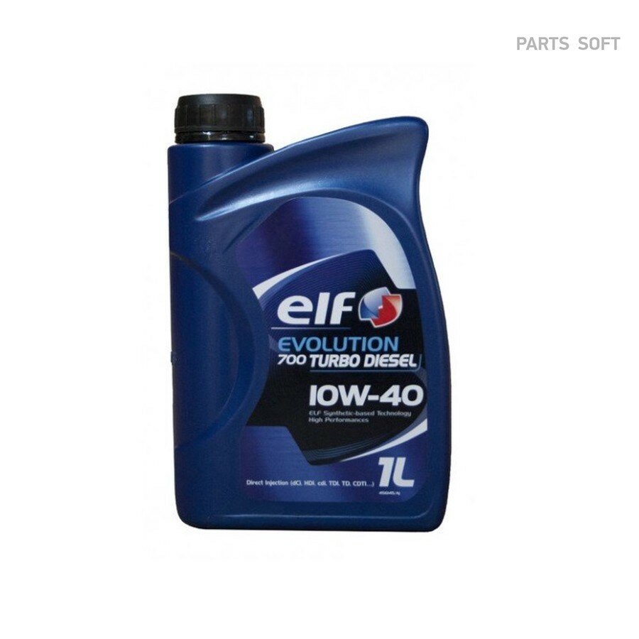 Масло моторное EVOLUTION 700 TD 10W40 1L, шт от официального дистрибьютора, ELF, артикул 156153