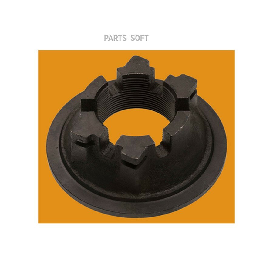 Гайка ступицы! корончатая M52x2 SW80 \BPW ECO(10-12Т) от официального дистрибьютора, ONYARBI, артикул 300256