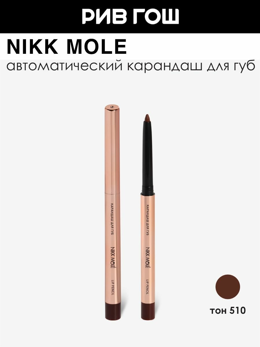 NIKK MOLE Карандаш для губ Таинственная, 5 г, 510
