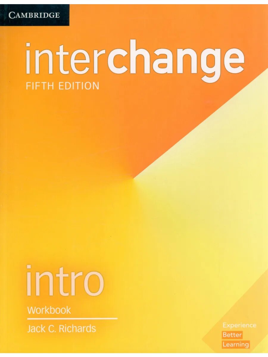 Interchange. Intro. Workbook / Рабочая тетрадь