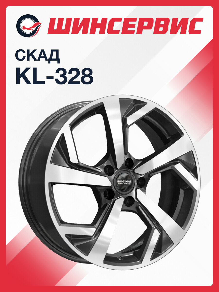 Литой колесный диск Скад KL-328 R18.0x7.0J 5x108.0 ET41.00 ЦО59.60 для автомобиля
