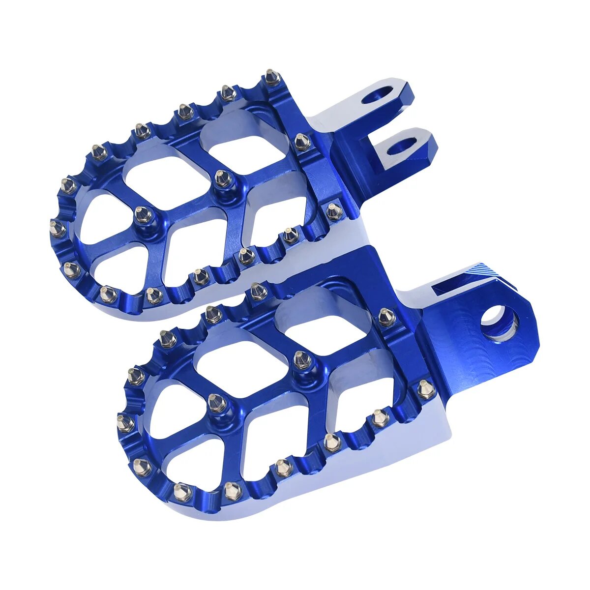 Подножки мото синие Suzuki DRZ400SM, DRZ400, RM250, RMX125