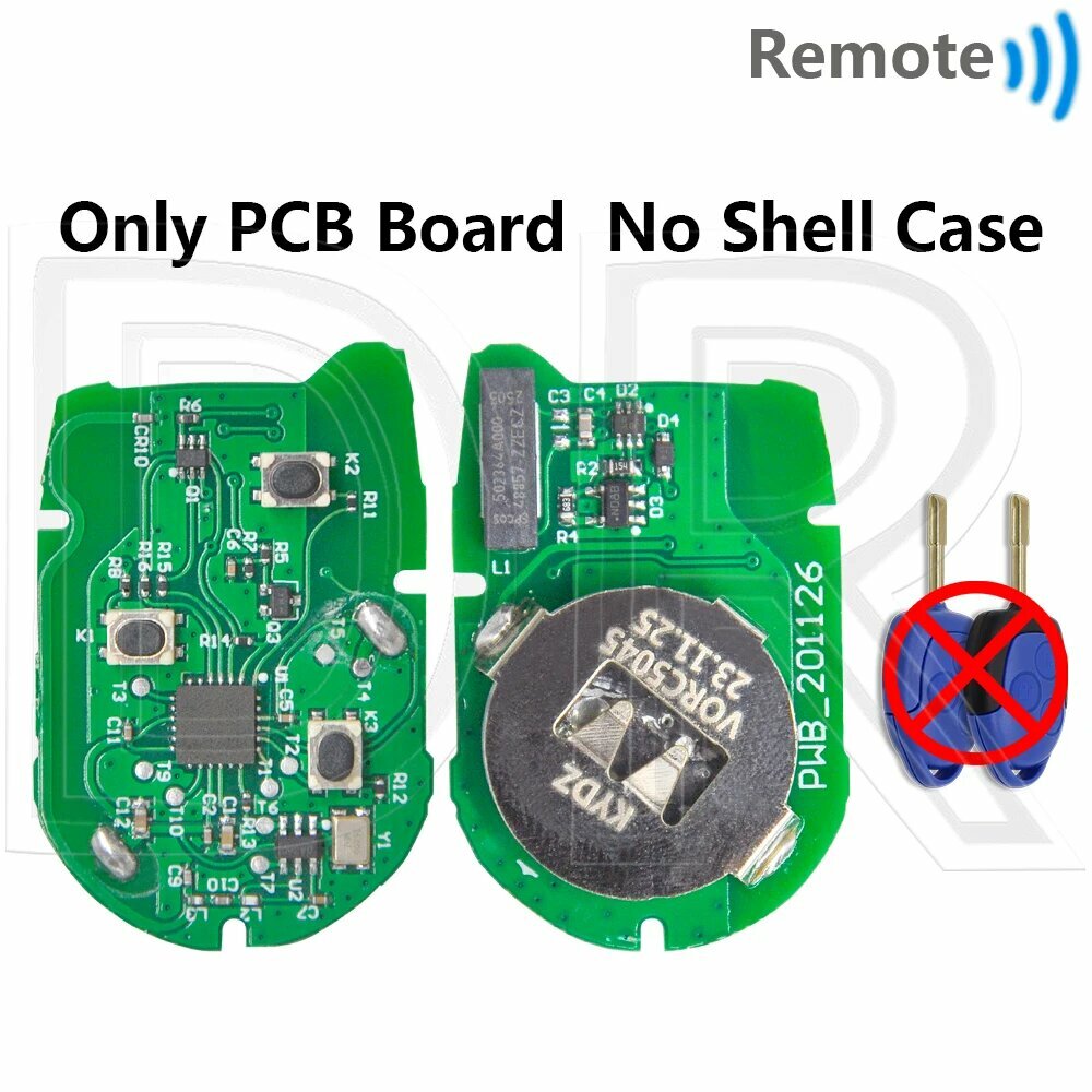 Отличный чип 6C1T-15K601-AG 4D63 433 МГц KYDZ или перезаряжаемая плата PCB FO21 для Only PCB KYDZ