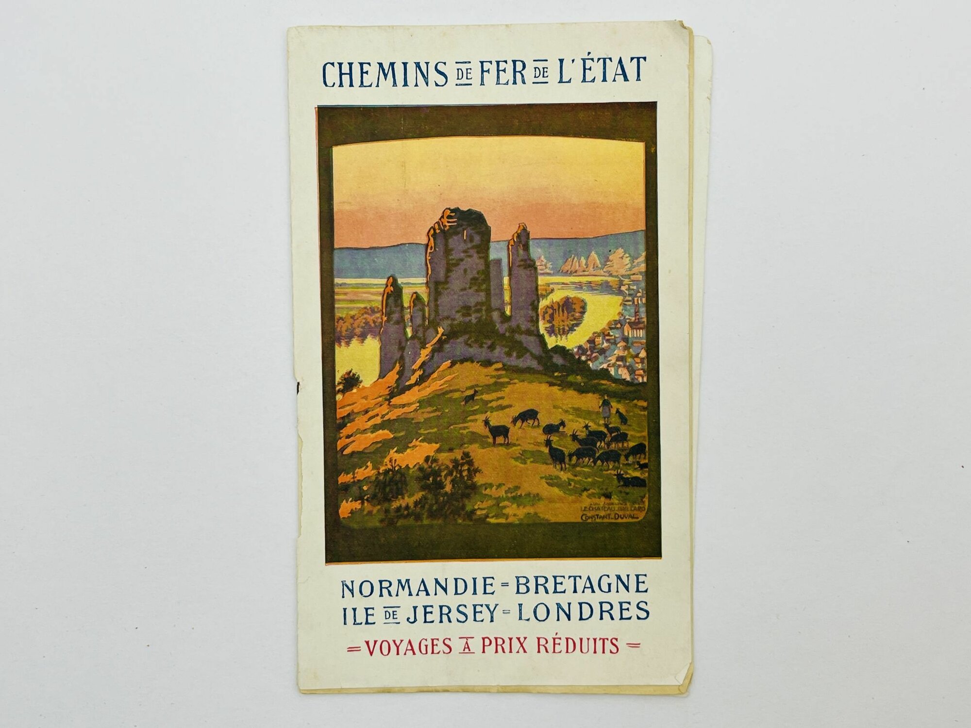 Chemins de fer de l'Etat. Normandie - Bretagne, Ile de Jersey - Londres Государственные железные дороги: Нормандия - Бретань, Остров Джерси - Лондон. Расписания, цены и условия