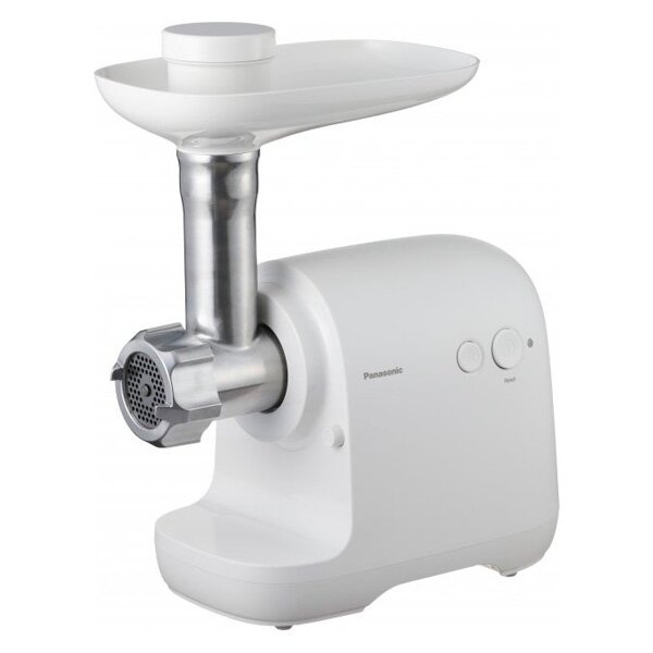 Мясорубка Panasonic MK-GX1700WTQ, 1700Вт, серебристый, пластик