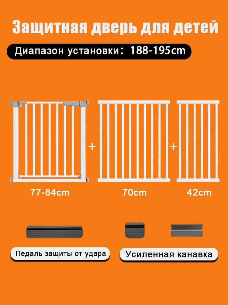 Защитные ворота для детей и младенцев, подходящие для дверных проемов и лестниц, белые защитные ворота Cnn