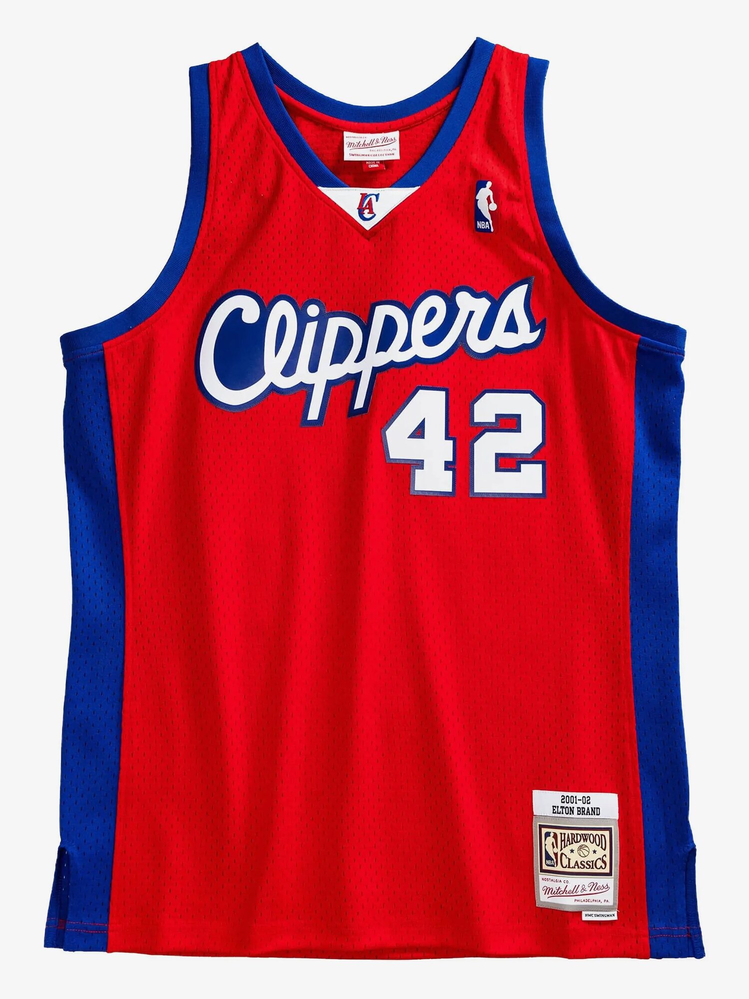 Топ Mitchell & Ness Elton Brand NBA Los Angeles Clippers 2001 Swingman