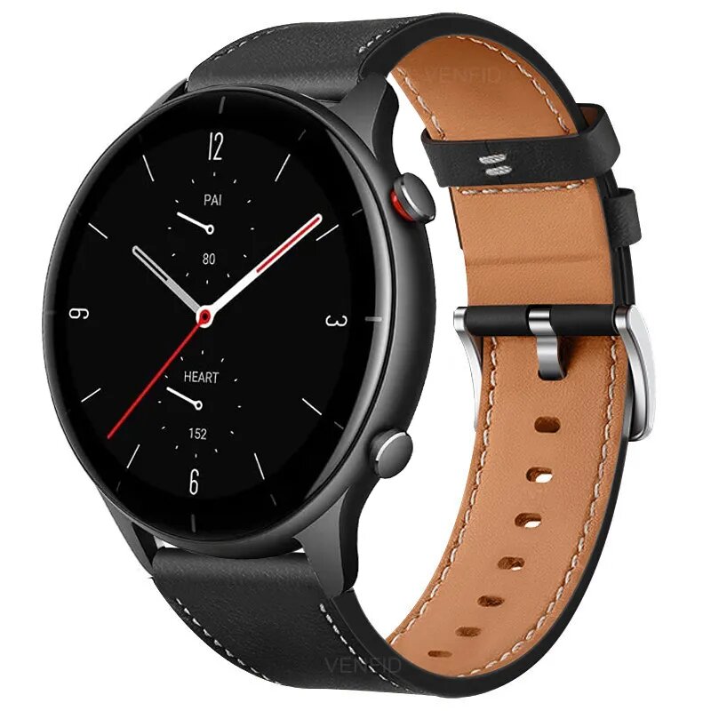 22 - мм кожаные ремешки совместимы с Huami Amazfit GTR 4 3 2e Pro, мягкие ремешки для GTR 47 мм Pace Stratos